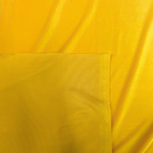 Yellow Velvet Fabric, Stretch Velvet Fabric by the Yard, 4 Way Stretch ...