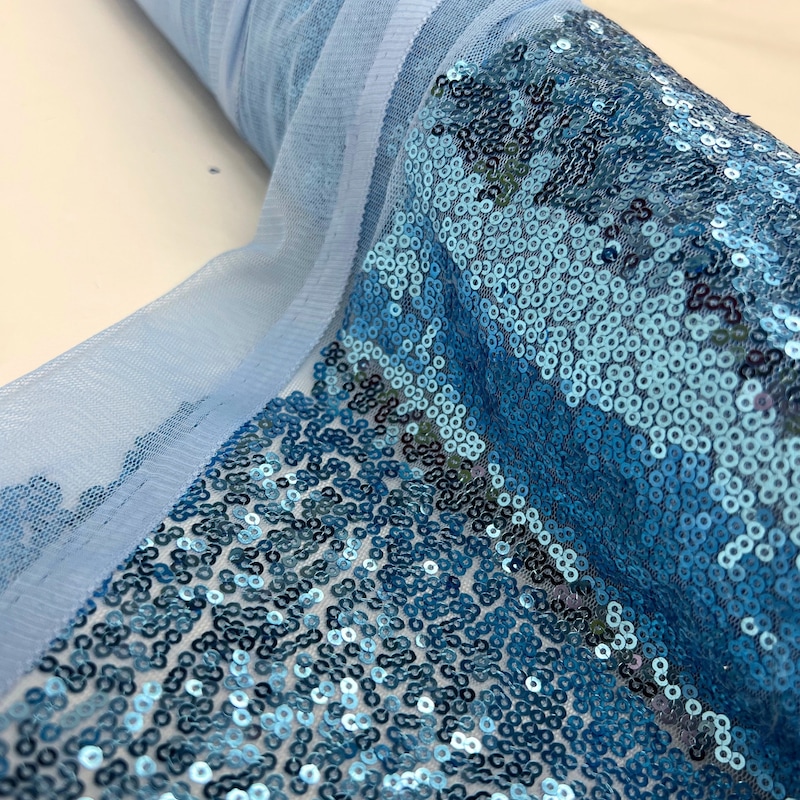 Blue Sequin - Etsy