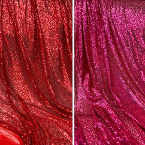 Iridescent Sequins on Mesh, 3mm Sequin Fabric by the Yard, 54 Wide ...