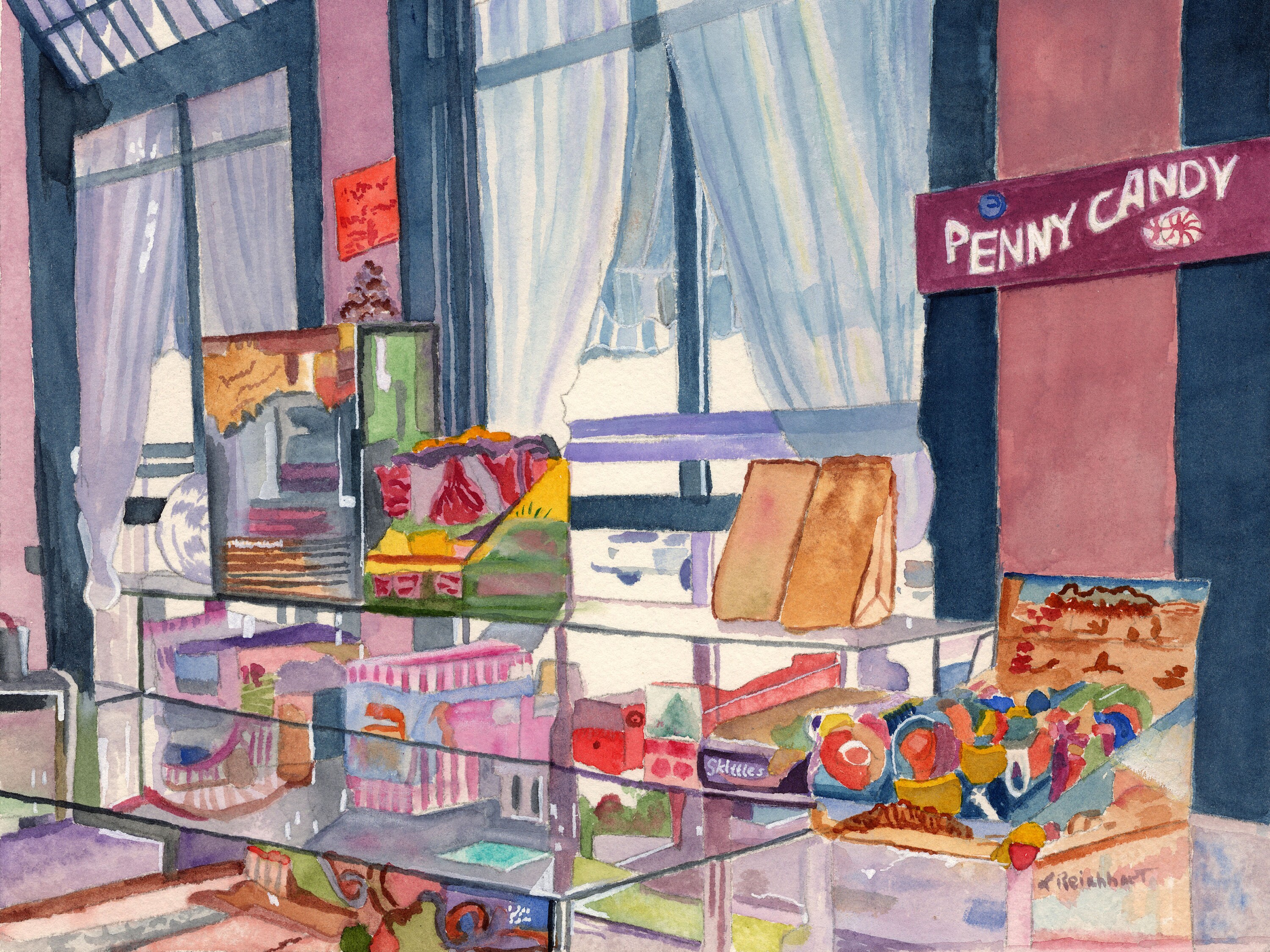 The Guzzle Ice Cream Shop 1000 Islands Wellesley Island Giclee ...
