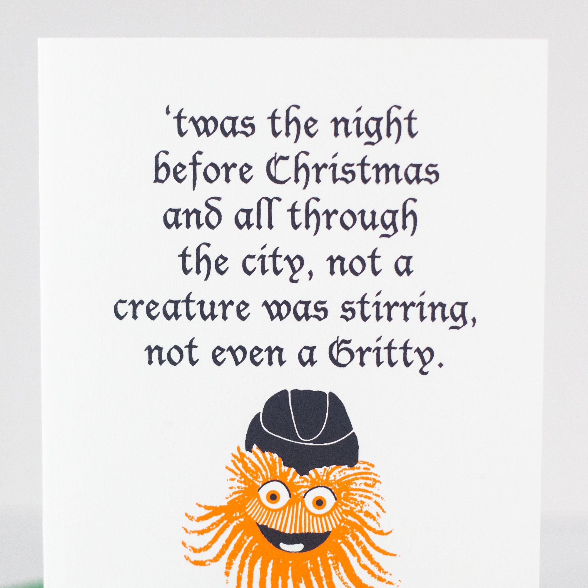 Gritty Christmas Card Funny Philadelphia Holiday Card - Etsy