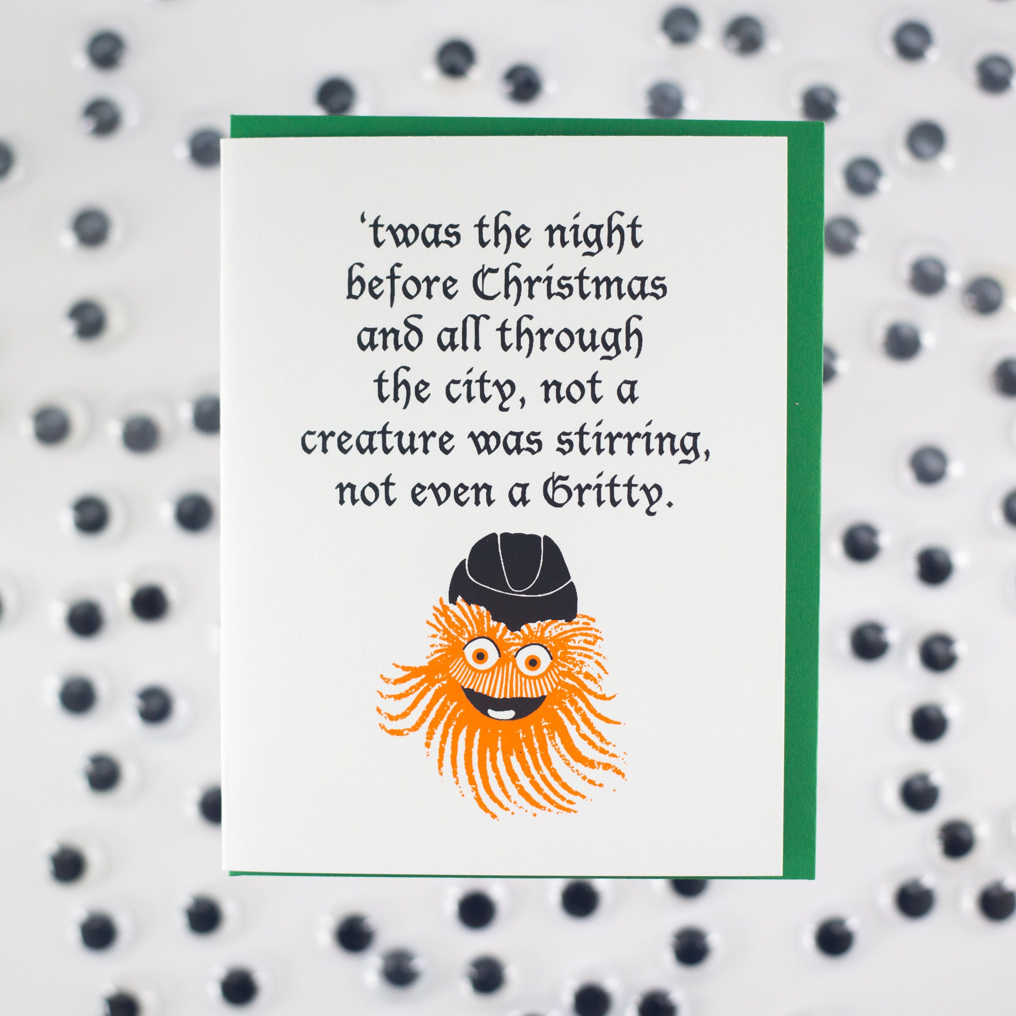 Gritty Christmas Card Funny Philadelphia Holiday Card - Etsy