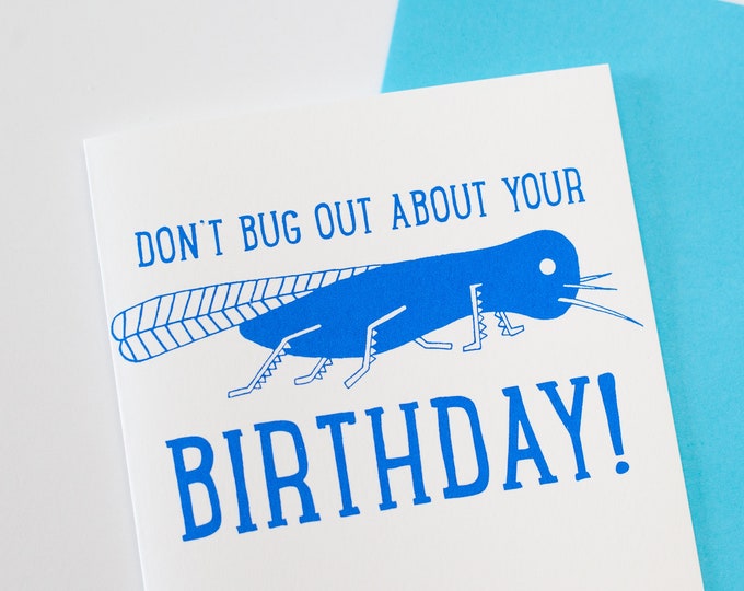 Rhode Island Birthday Card, Big Blue Bug Card, Funny Birthday Card ...