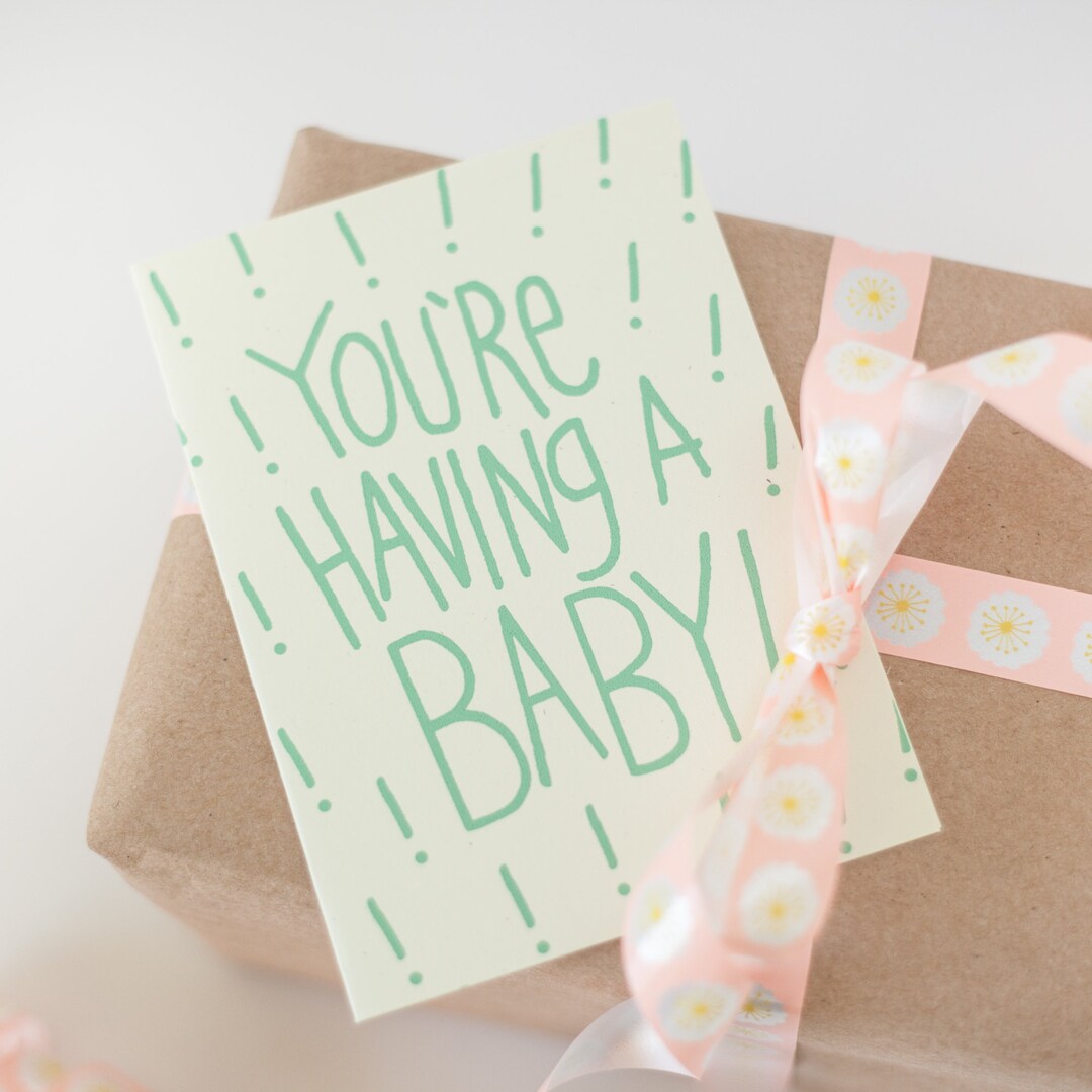 New Baby Congratulations, Gender Neutral Baby Shower, Congrats Card - Etsy