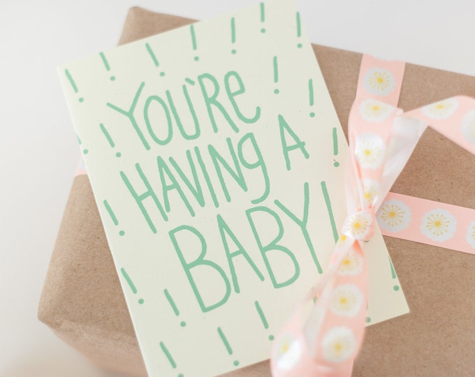 New Baby Congratulations, Gender Neutral Baby Shower, Congrats Card - Etsy