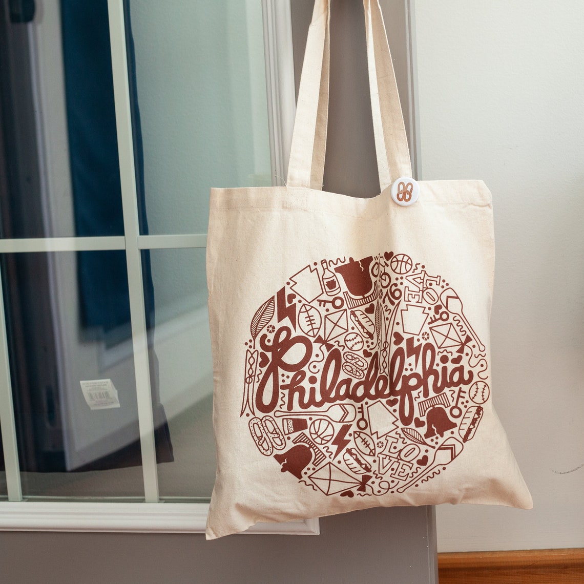 Philadelphia Pennsylvania Tote Bag Philly Things Bag | Etsy