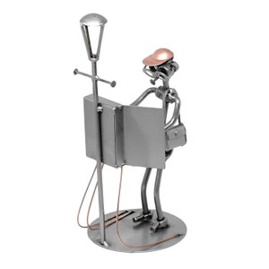 Nuts and Bolts Sculpture Electrician - Handmade Metal Ornament Figurine ...