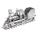 Large 16” Steam Locomotive Metal Model Antique Old Train Model Vintage ...