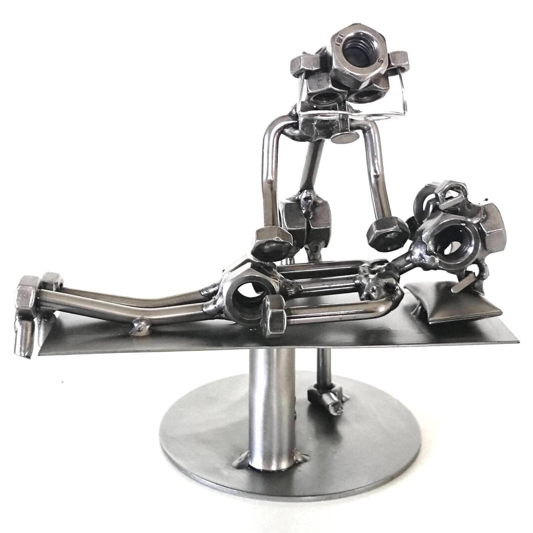 Nuts and Bolts Sculpture Massage Therapist Chiropractor - Handmade ...