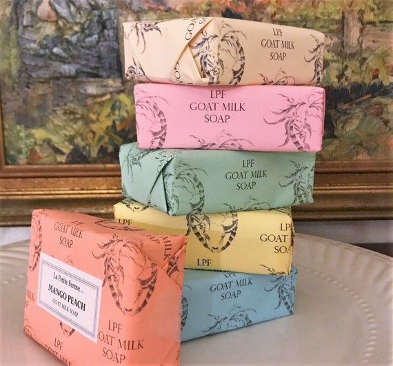 Goat Milk Soaps 6 Full Size Bars Priority Shipping Ltd Etsy