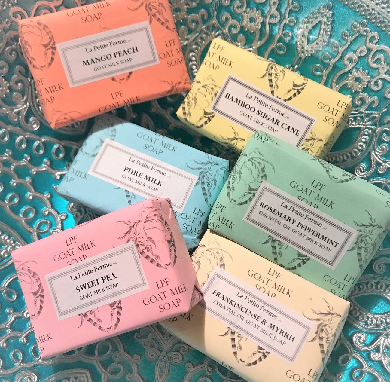 Goat Milk Soaps 6 Full Size Bars Priority Shipping Ltd Etsy