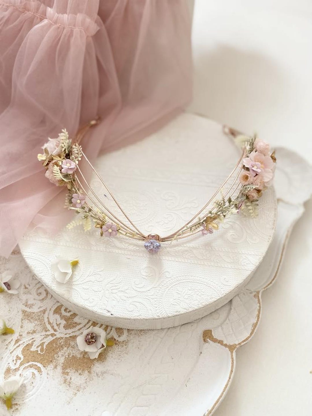Enchanting Elven Crown for Princess Brides and Bridesmaids ...