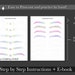 Stroke Patterns for Microblading Using Procreate, Practice Different ...