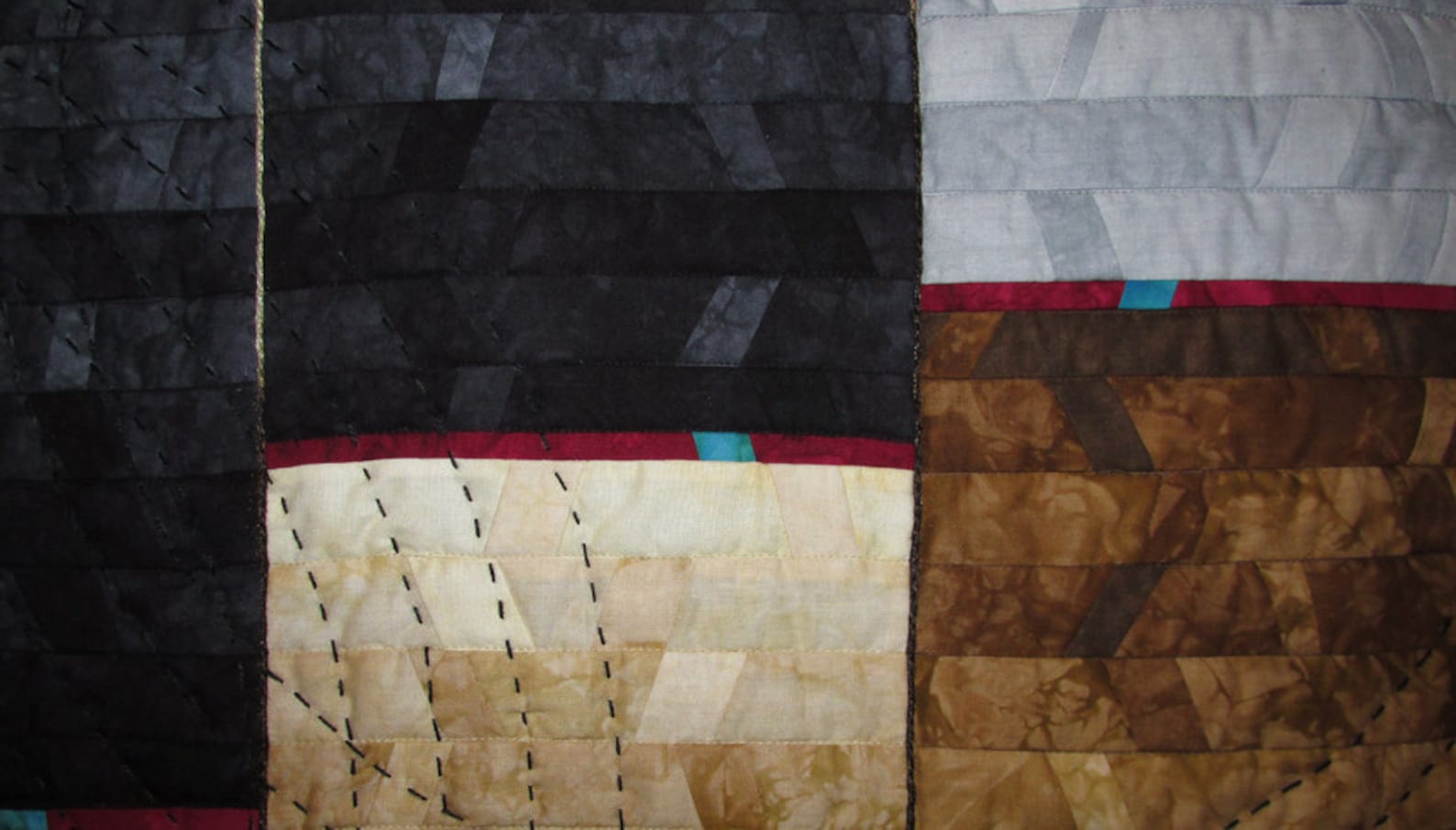 Large Abstract Art Quilt Fabric Wall Hanging Fiber Art - Etsy