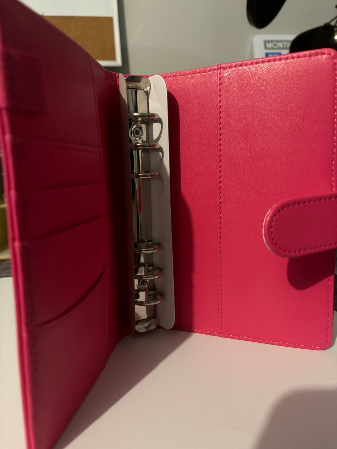 A5 6 Clip Dark Pink Binder - Etsy