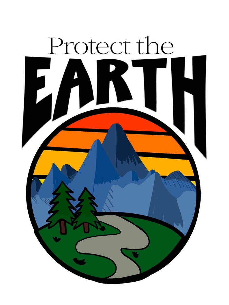Save the Earth, Digital Design, Png, Online Design, Sublimation Design ...
