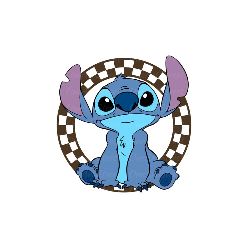 Stitch and Angel Clipart, Blue & Pink Alien PNG, SVG Bundle (digital ...