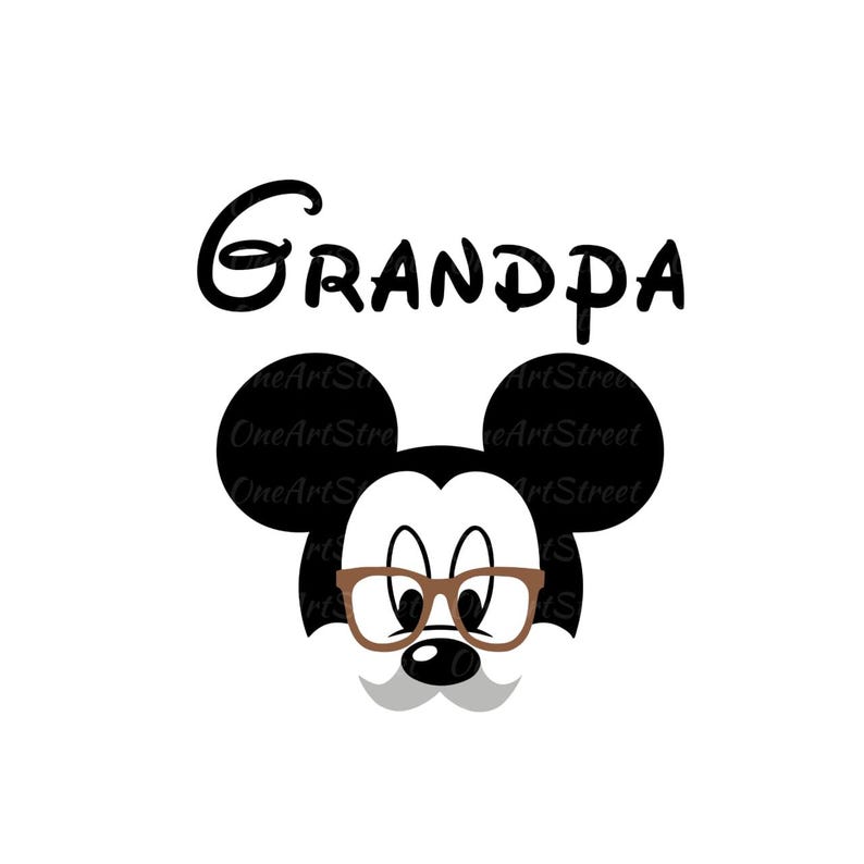 Disney Grandpa and Grandma PNG, Mickey Grandpa PNG, Minnie Grandma Tee ...