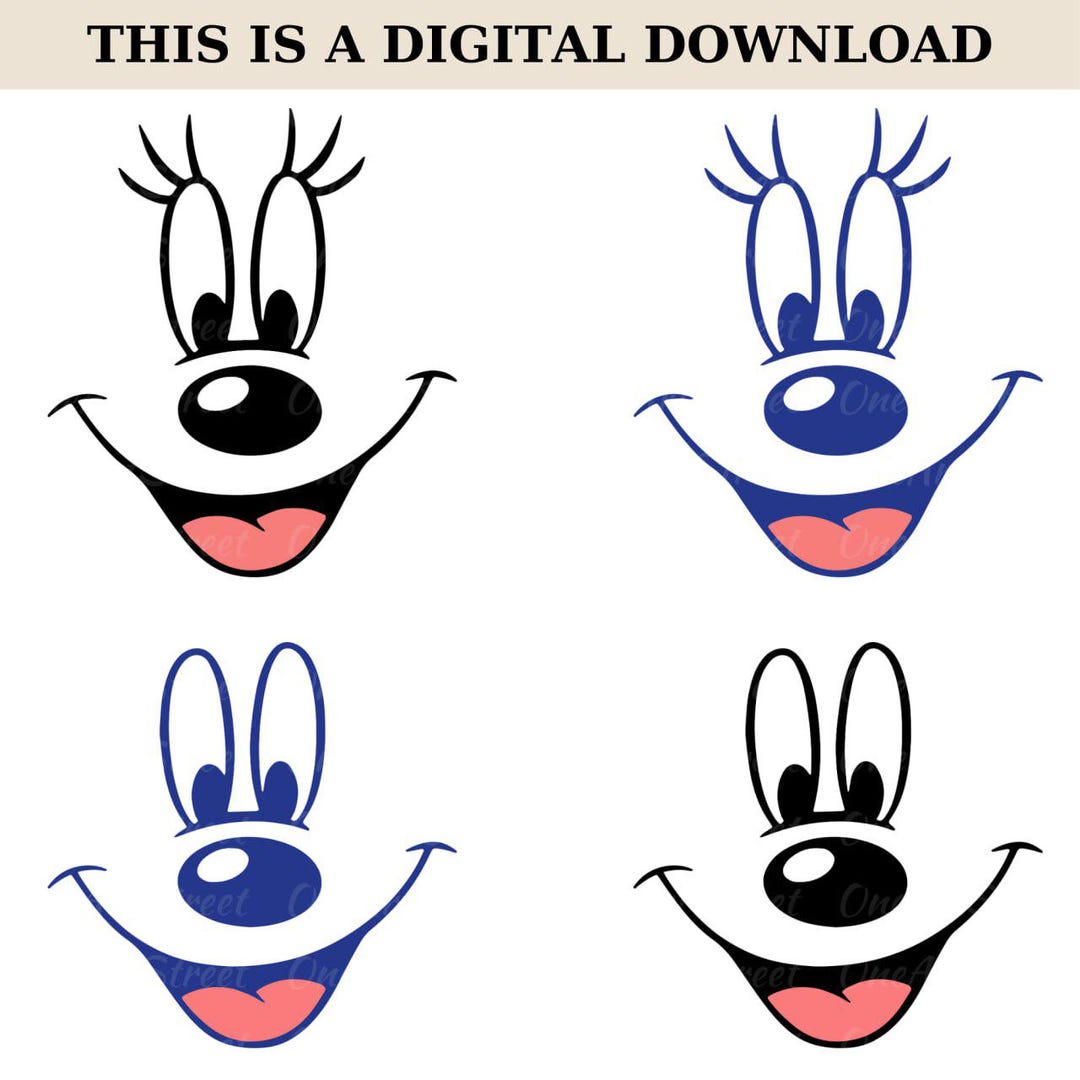 Mickey Minnie Mouse (Png), Cara sonriente de Mickey Minnie (Png ...