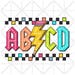 ABCD Teacher PNG: Back to School Design (digital Download) - Etsy