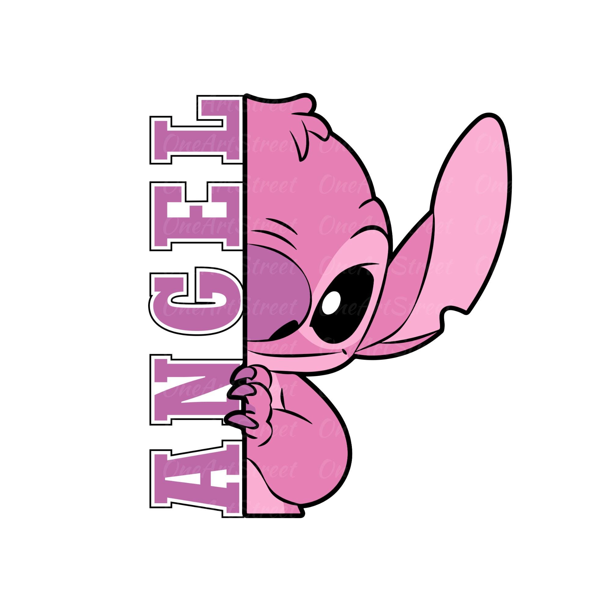 Stitch and Angel SVG Bundle, Cartoon Cut Files (digital Download) - Etsy