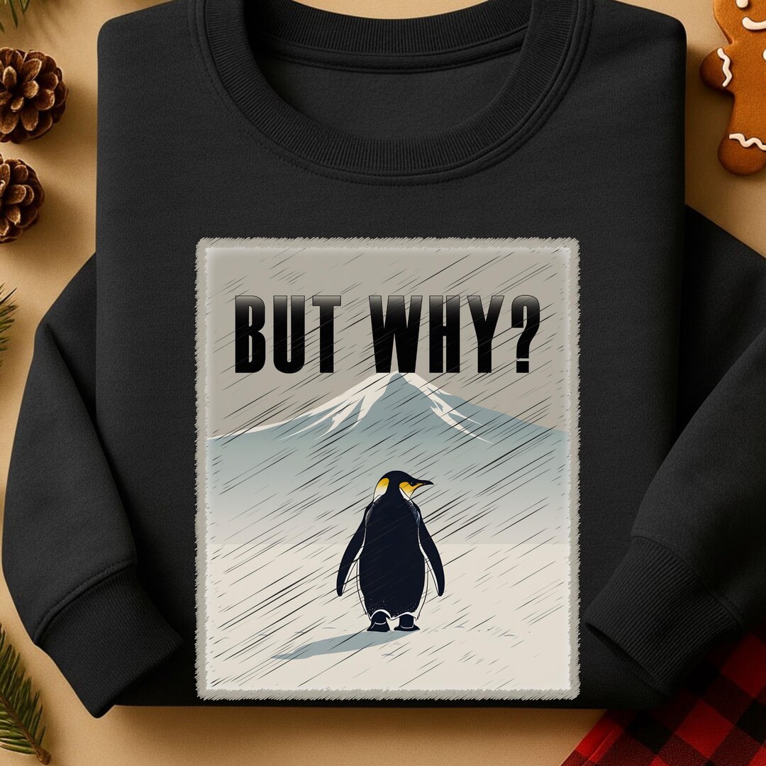 Vintage but Why Penguin, Nihilist Penguin PNG, Nihilist Penguin T-shirt ...