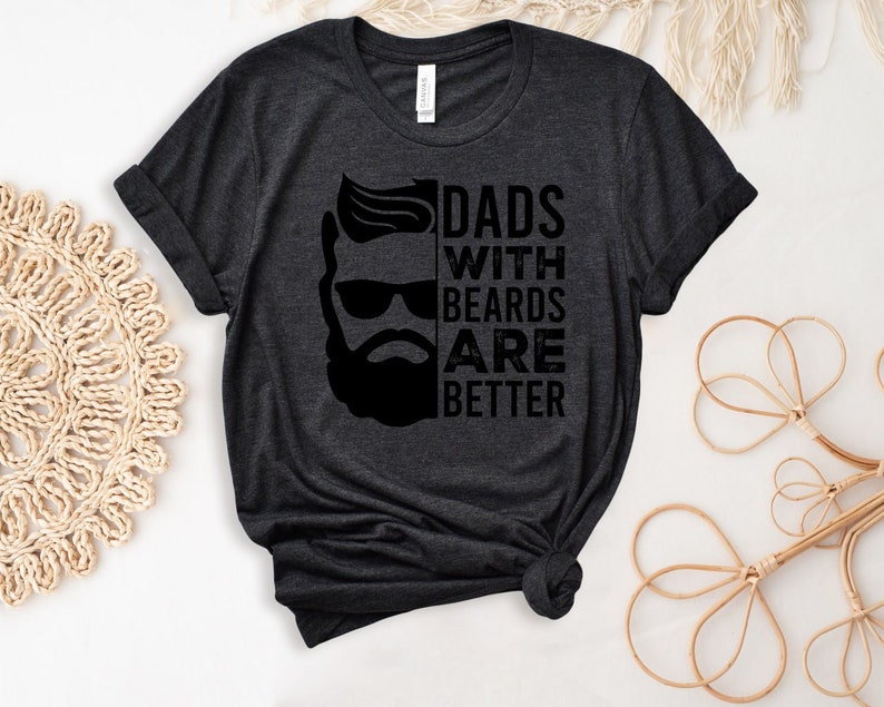 Bearded Dads Are Better SVG PNG: Funny Father's Day Design - Etsy