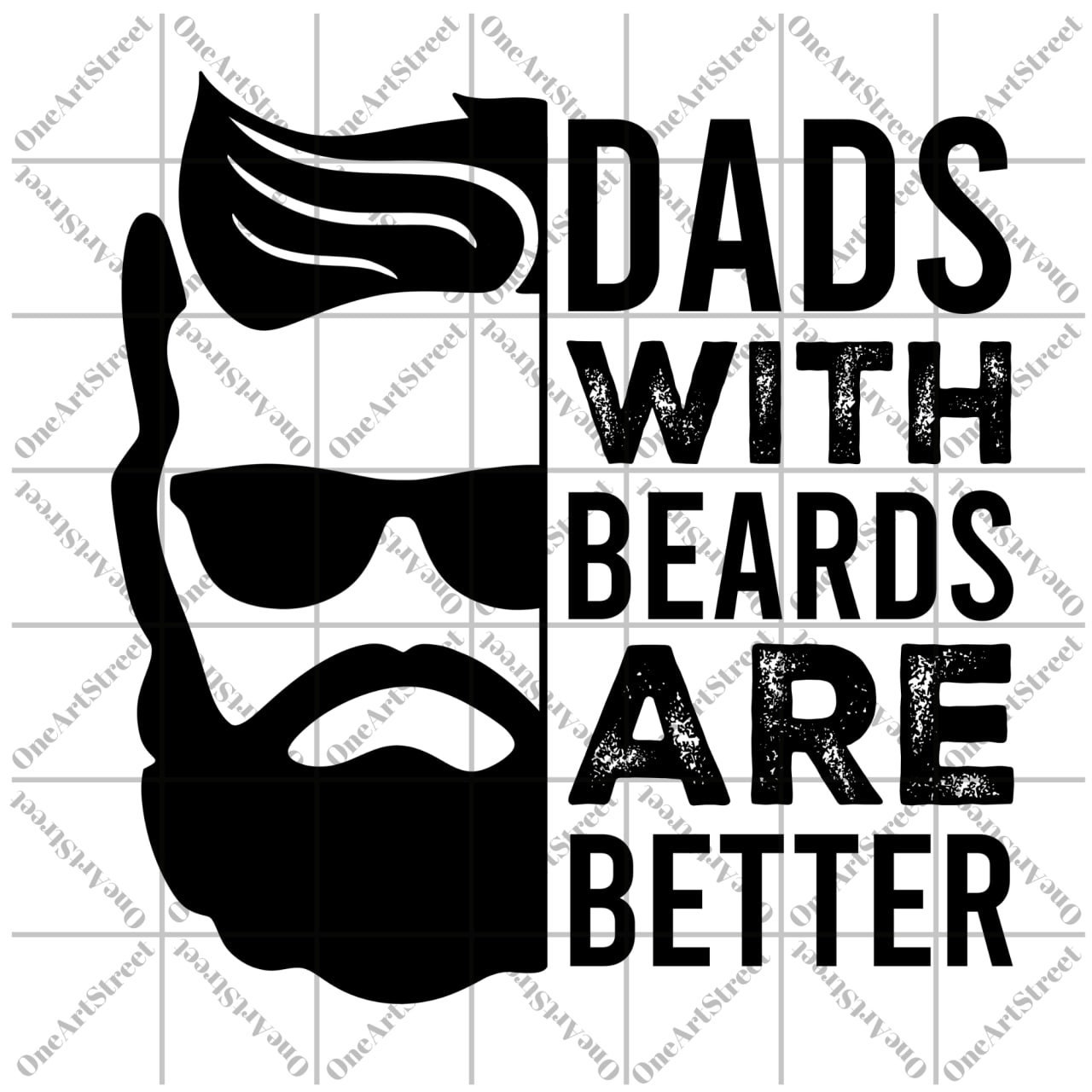 Bearded Dads Are Better Png-svg, Bearded Dads Png, Father's Day Svg ...