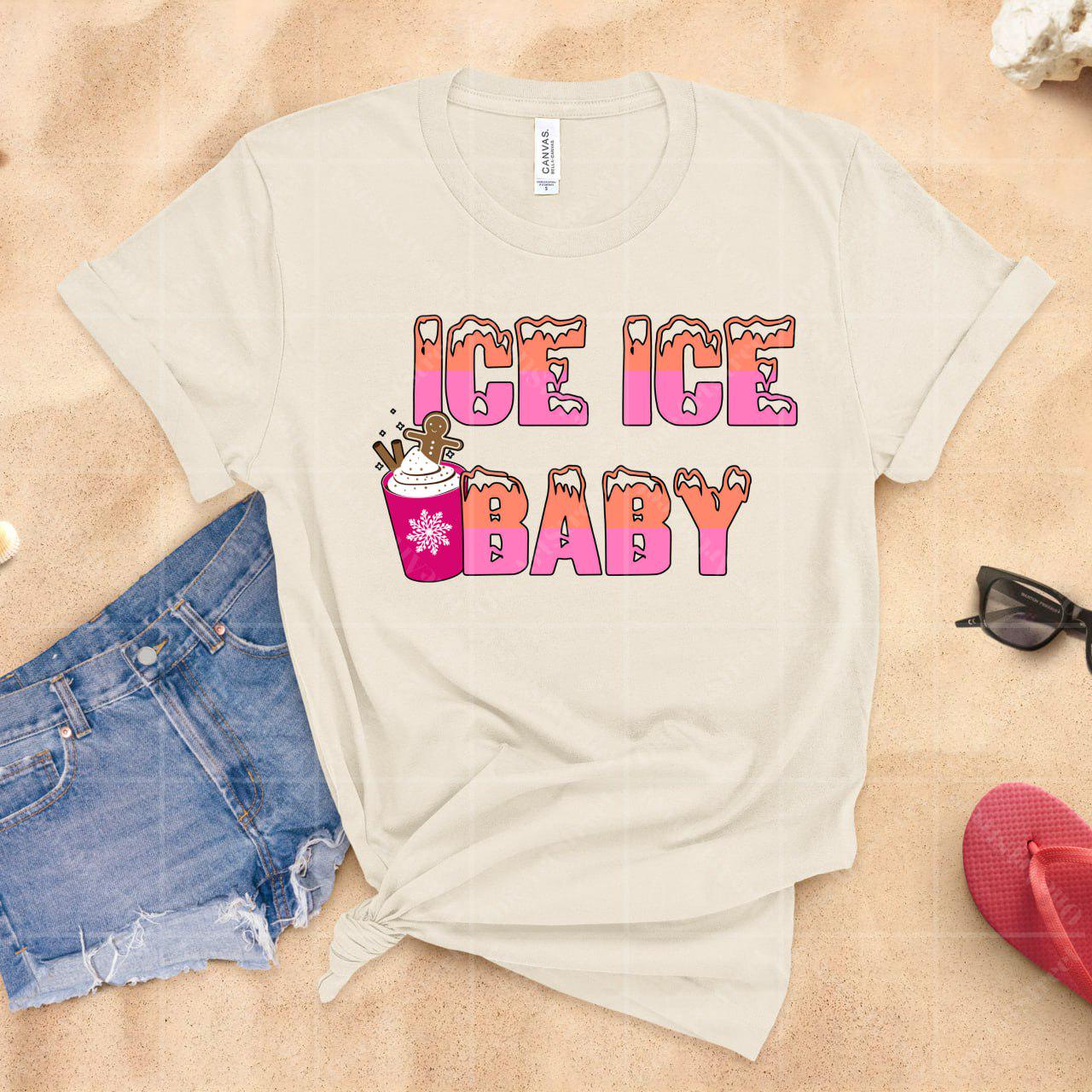 Ice Ice Baby SVG: Winter Pregnancy Announcement, Gender Reveal (digital ...