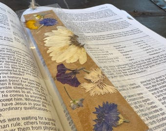 Michigan Wildflower Bookmark - Queen Annes Lace and Wildflower - Etsy