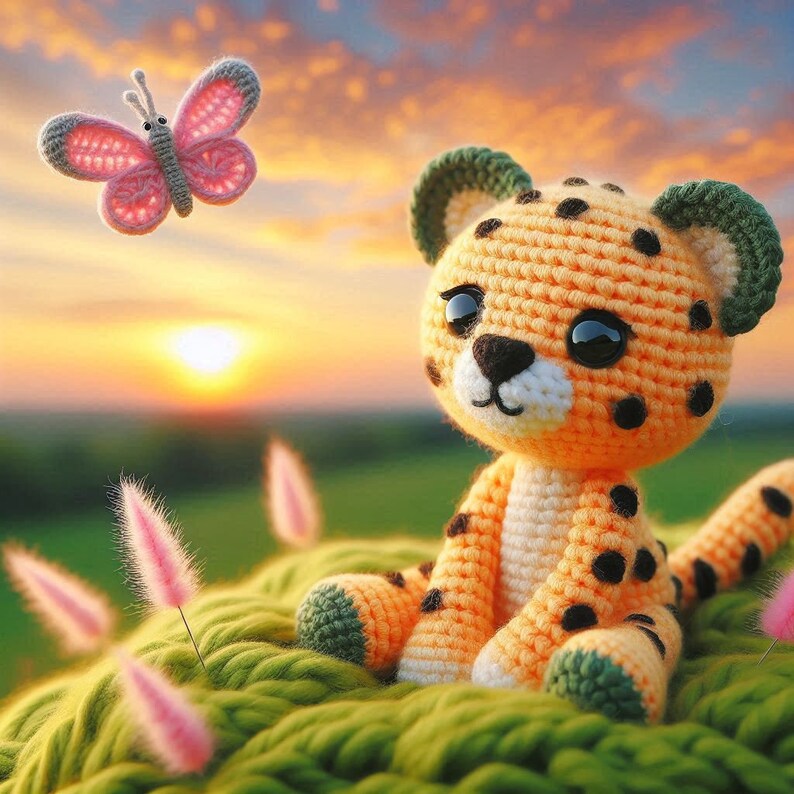 Charlie the Cheetah Crochet Pattern - Etsy