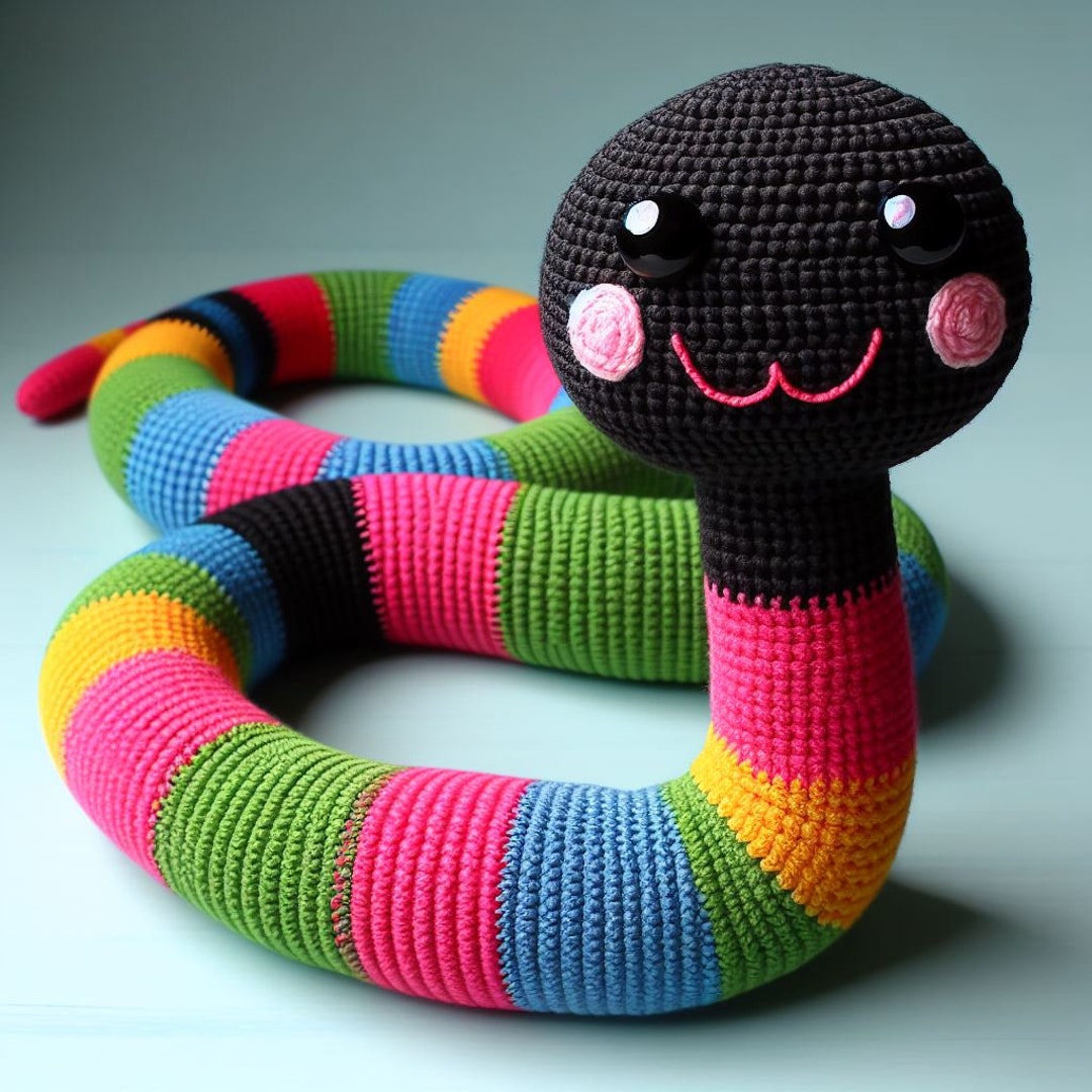 Slithering Snake Crochet Pattern - Etsy