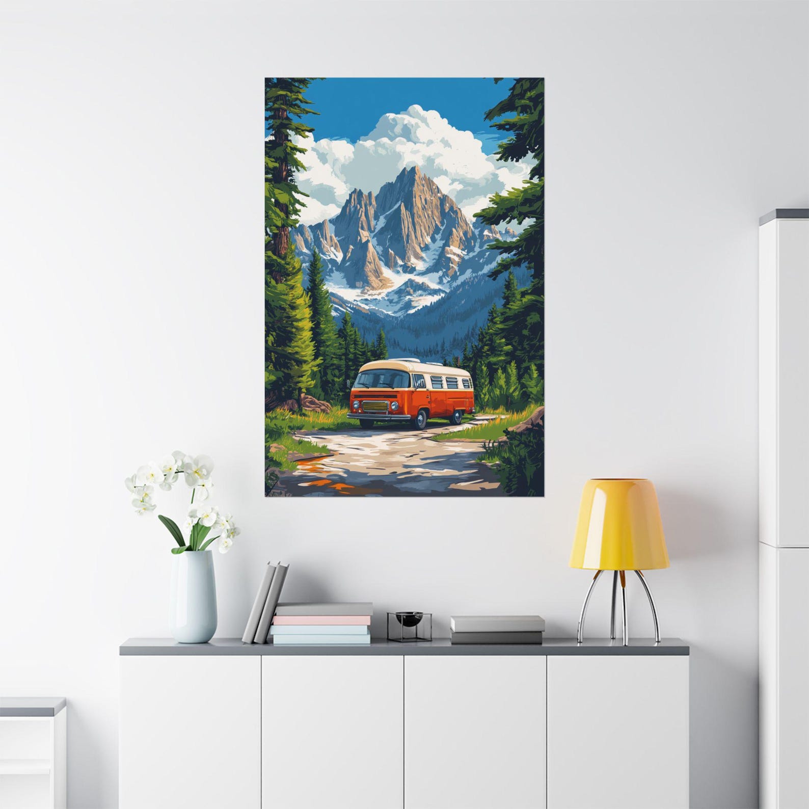 Wilderness Nature Landscape Poster, National Park Art for Outdoor and Travel Lovers - Etsy
