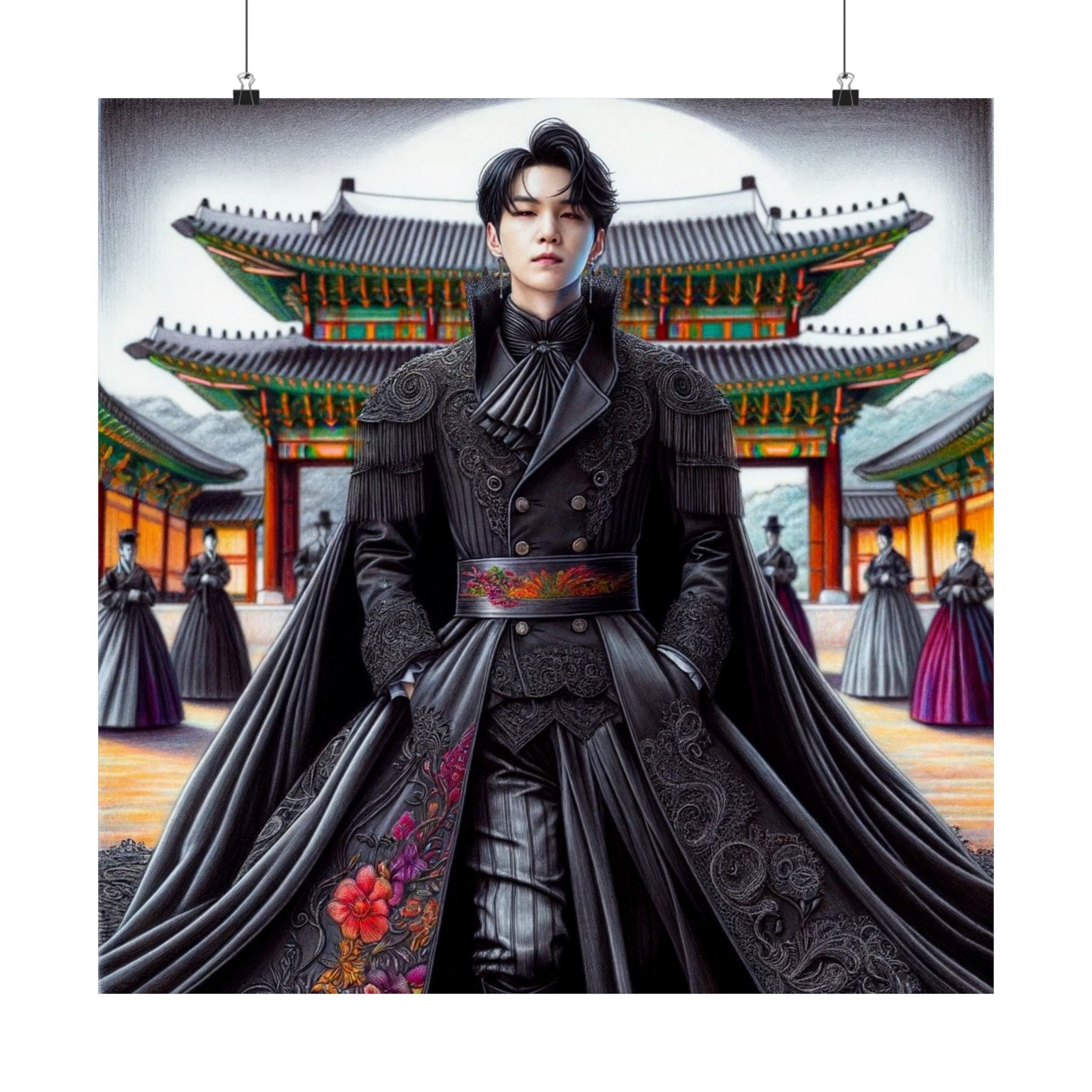 Enchanted Vampire Yoongi: Beyond the Ordinary Matte Vertical Posters - Etsy