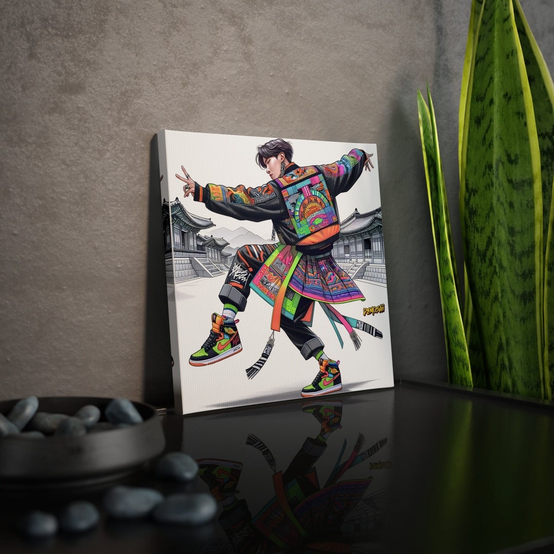 J-hope Ddaeng/idol Canvas Print – K-pop Inspired Wall Art for Fans ...