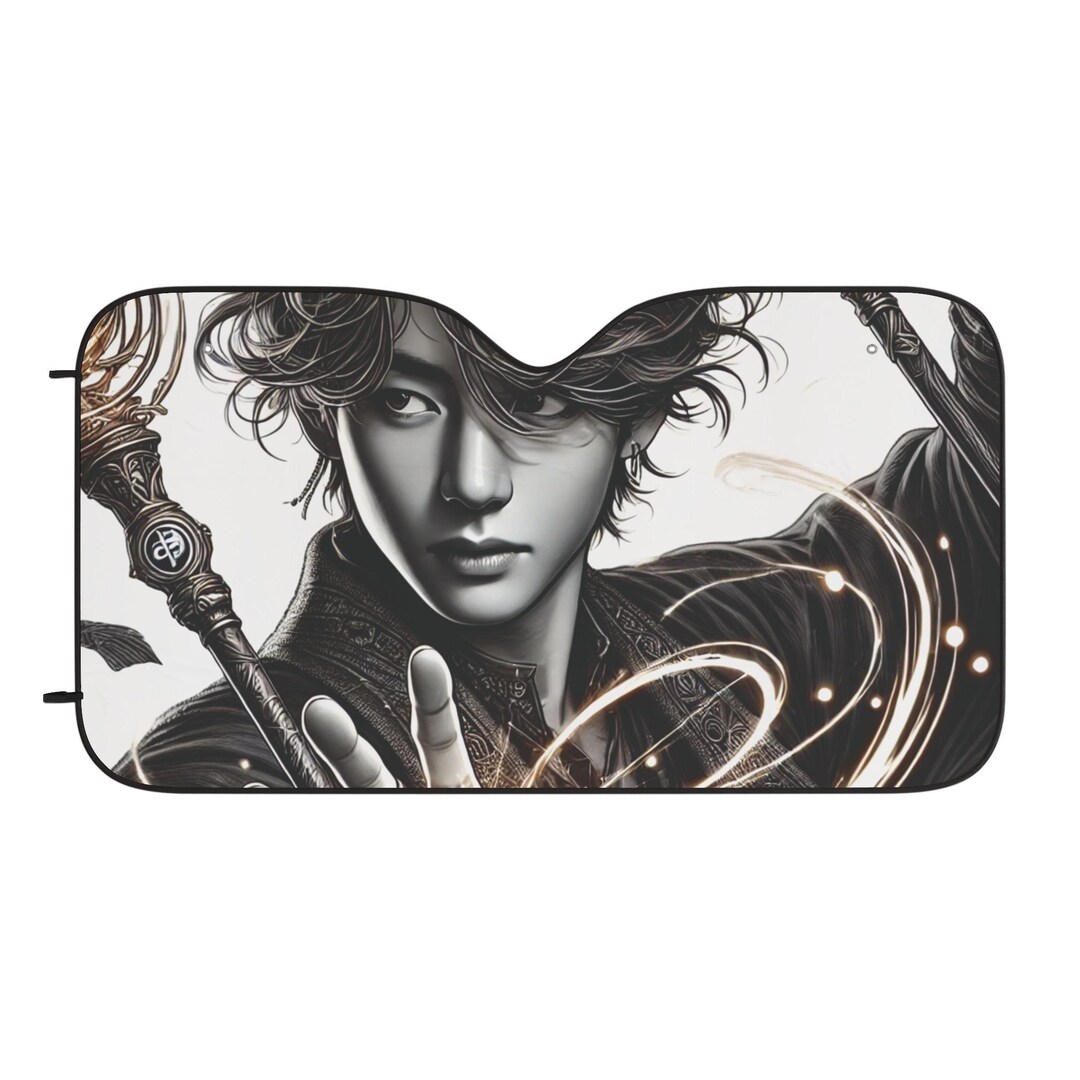 Taehyung-inspired BTS the Sorcerer Car Sun Shades Stylish K-pop Auto ...