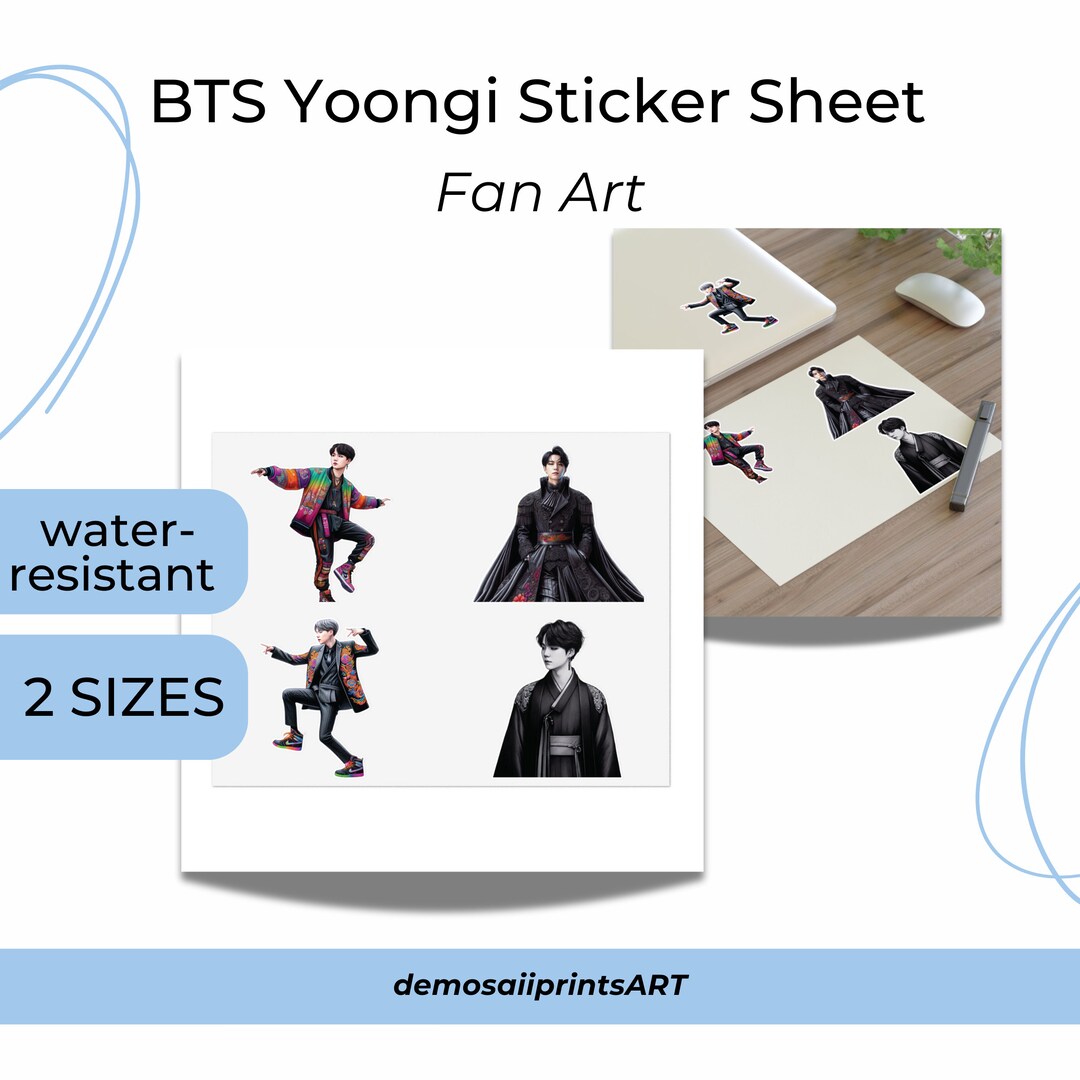 Yoongi Fanfic Story Sticker Sheet - Etsy