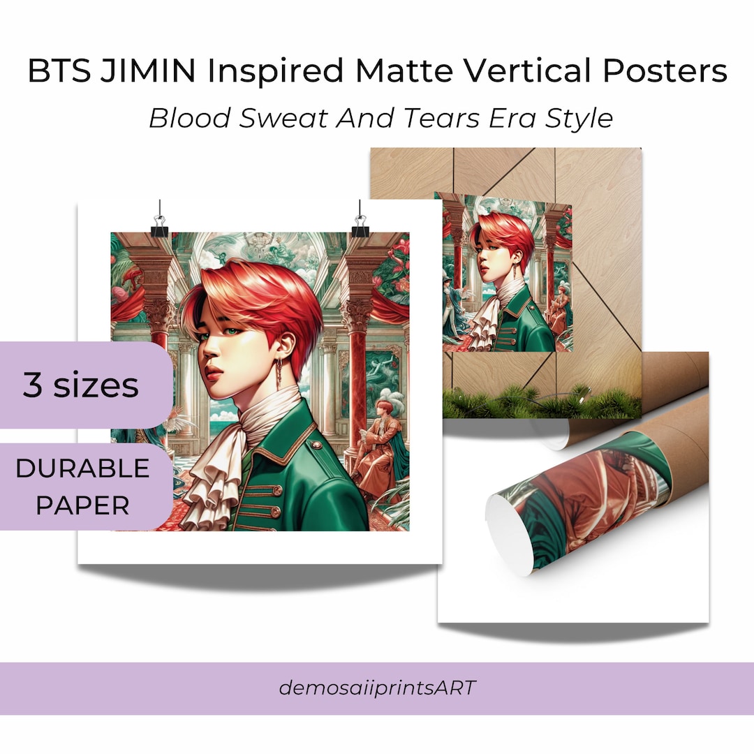 Jimin's Blood, Sweat and Tears Enchantment Matte Vertical Posters - Etsy