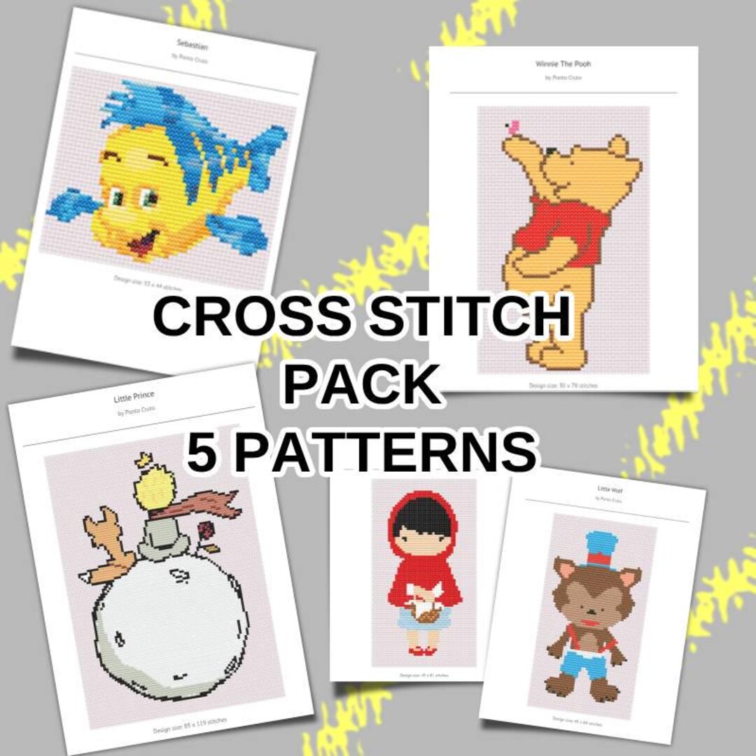 Pack Patterns for Kids Bedtime Stories Cross Stitch - Etsy