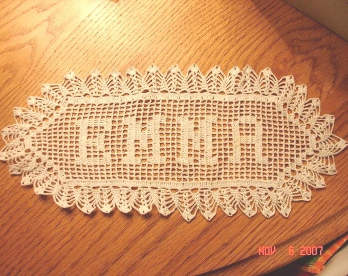 Personalized Handmade Crochet Name - Etsy