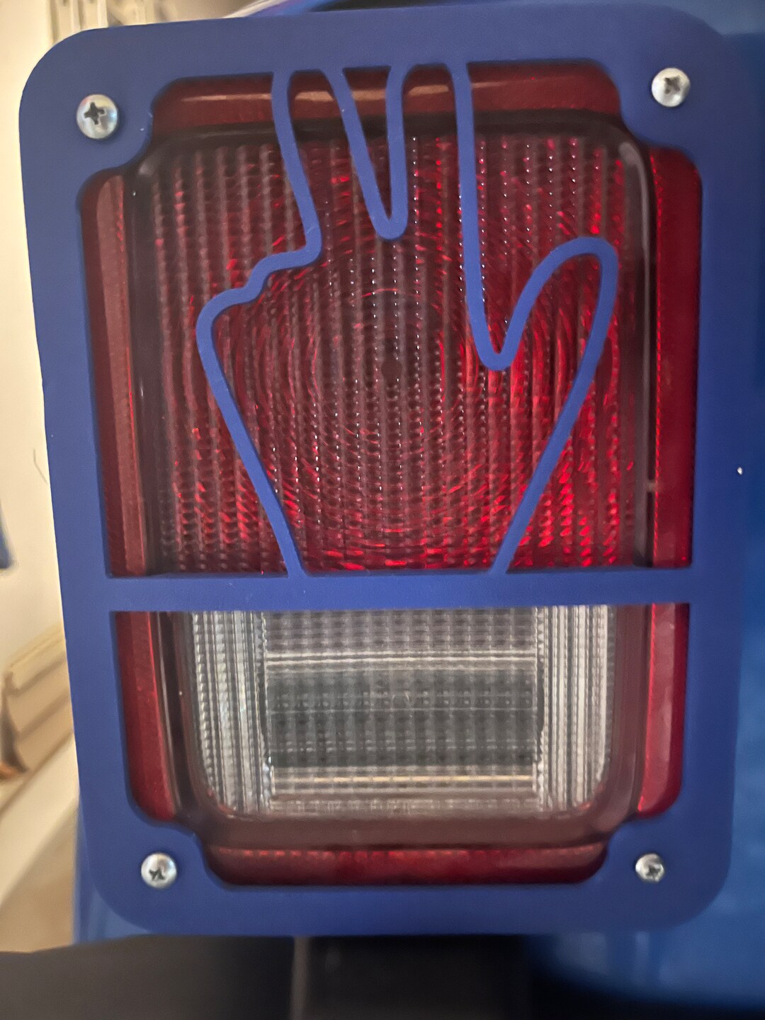 Jeep JK Full Color Tail Light Cover wave - Etsy