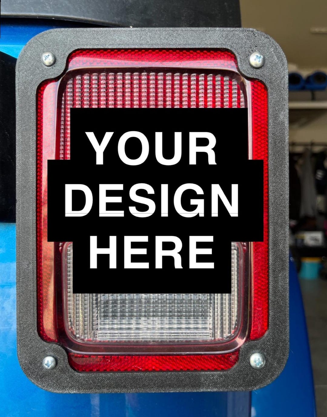 Full Color Tail Light Cover Compatible With Jeep Wrangler JK/JKU - Etsy