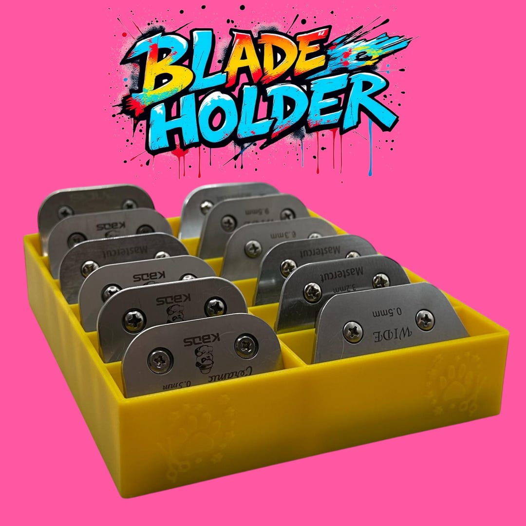 Dog Grooming Clipper Blade Holder - Holds 6 Std & 6 Wide Blades - Etsy