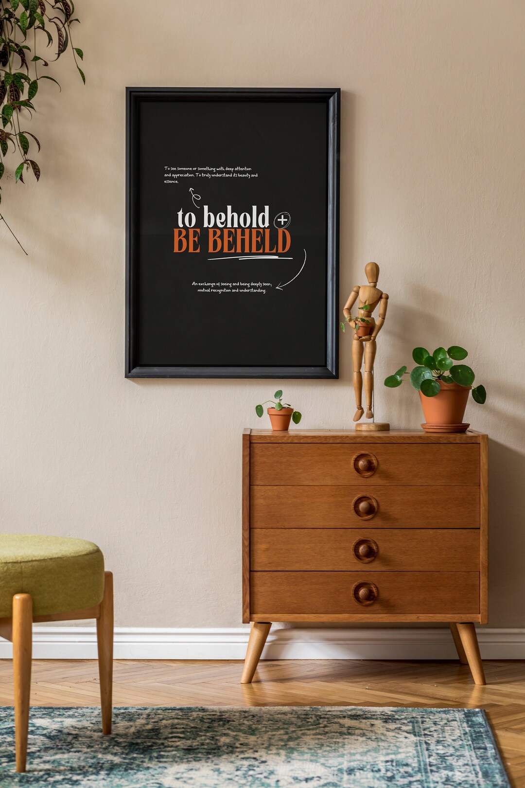 To Behold + Be Beheld, Digital Print, Jesus Art, Bible Wall Art ...