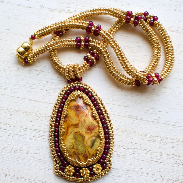 Beaded Necklace - Etsy