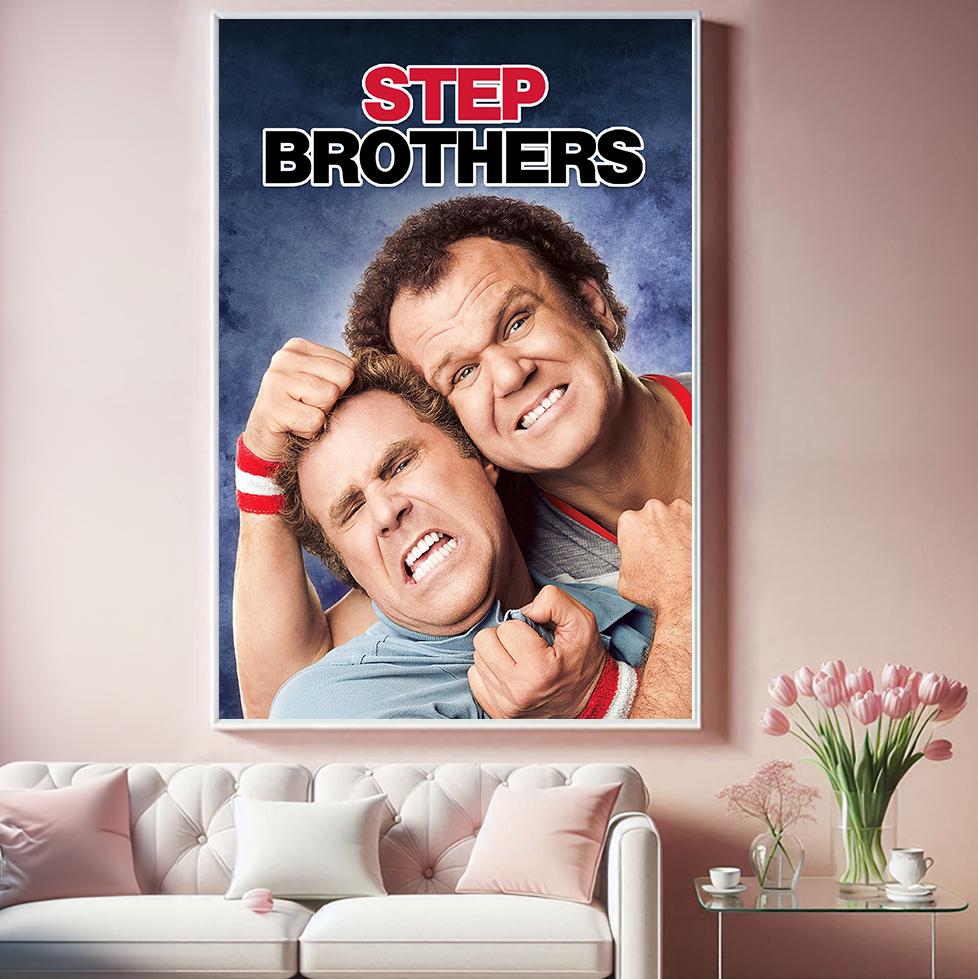 Step Brothers Movie Poster, Top Canvas Cloth Poster, Pop Home Wall Arts ...