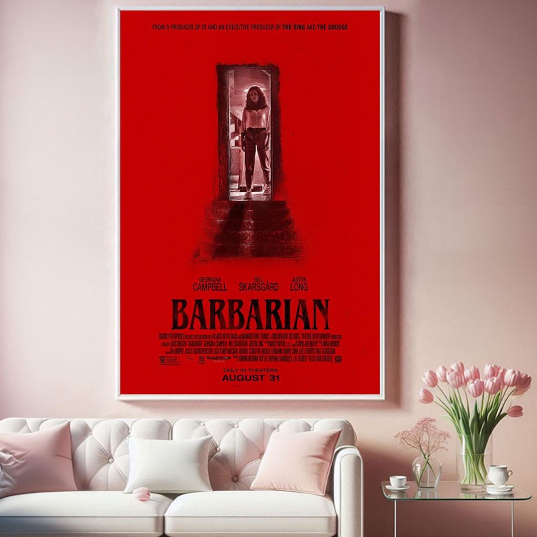 Barbarian Movie Poster, Top Canvas Cloth Poster, Pop Home Wall Arts ...