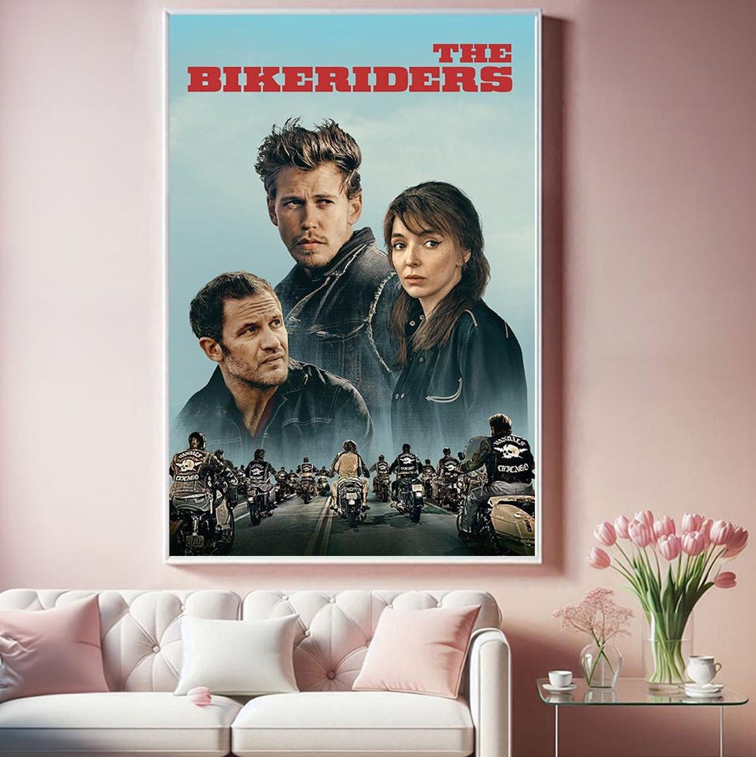 The Bikeriders Movie Poster, Top Canvas Cloth Poster, Pop Home Wall ...