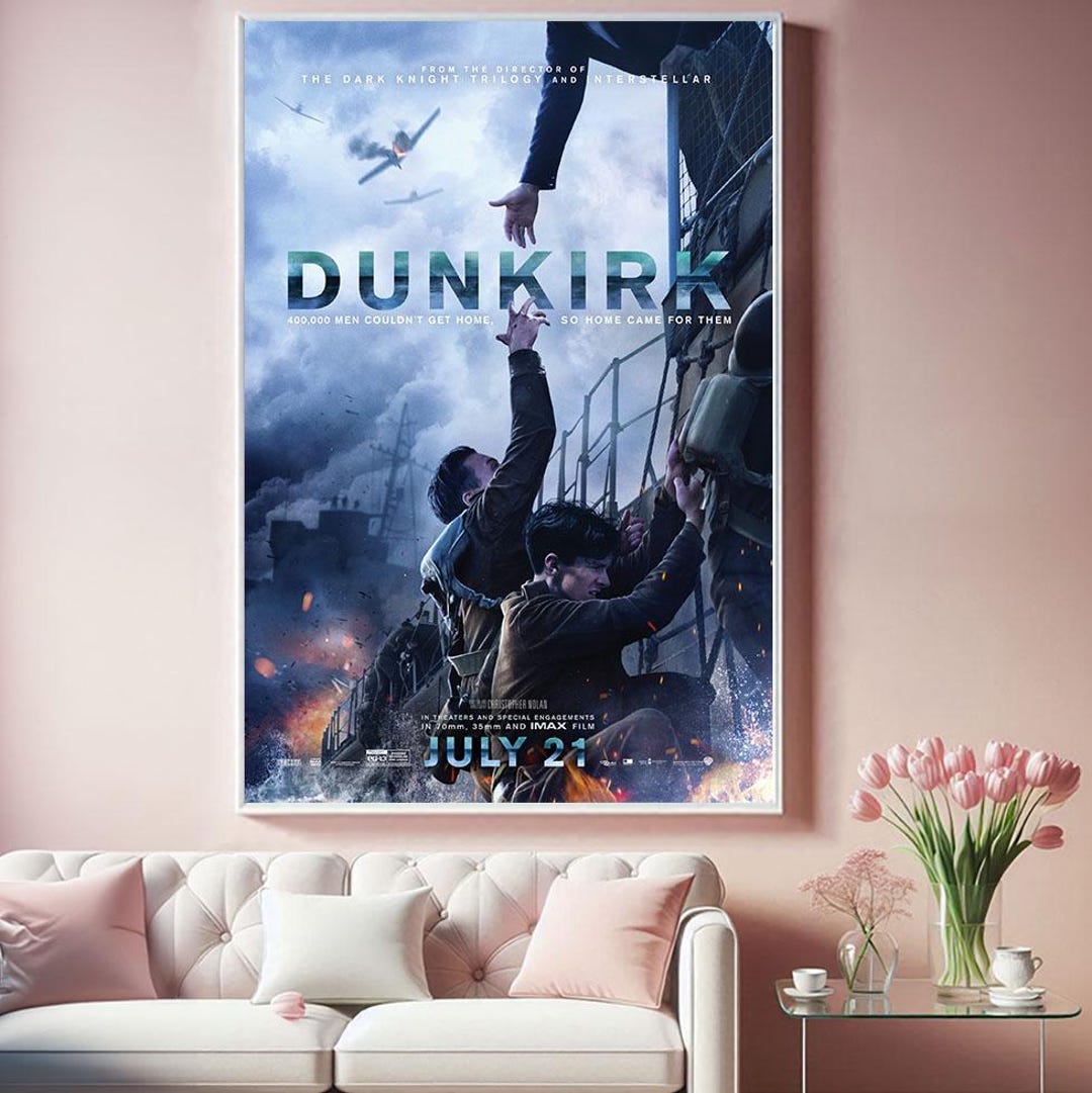Dunkirk Movie Poster, Top Canvas Cloth Poster, Pop Home Wall Arts, Unique Gift - Etsy