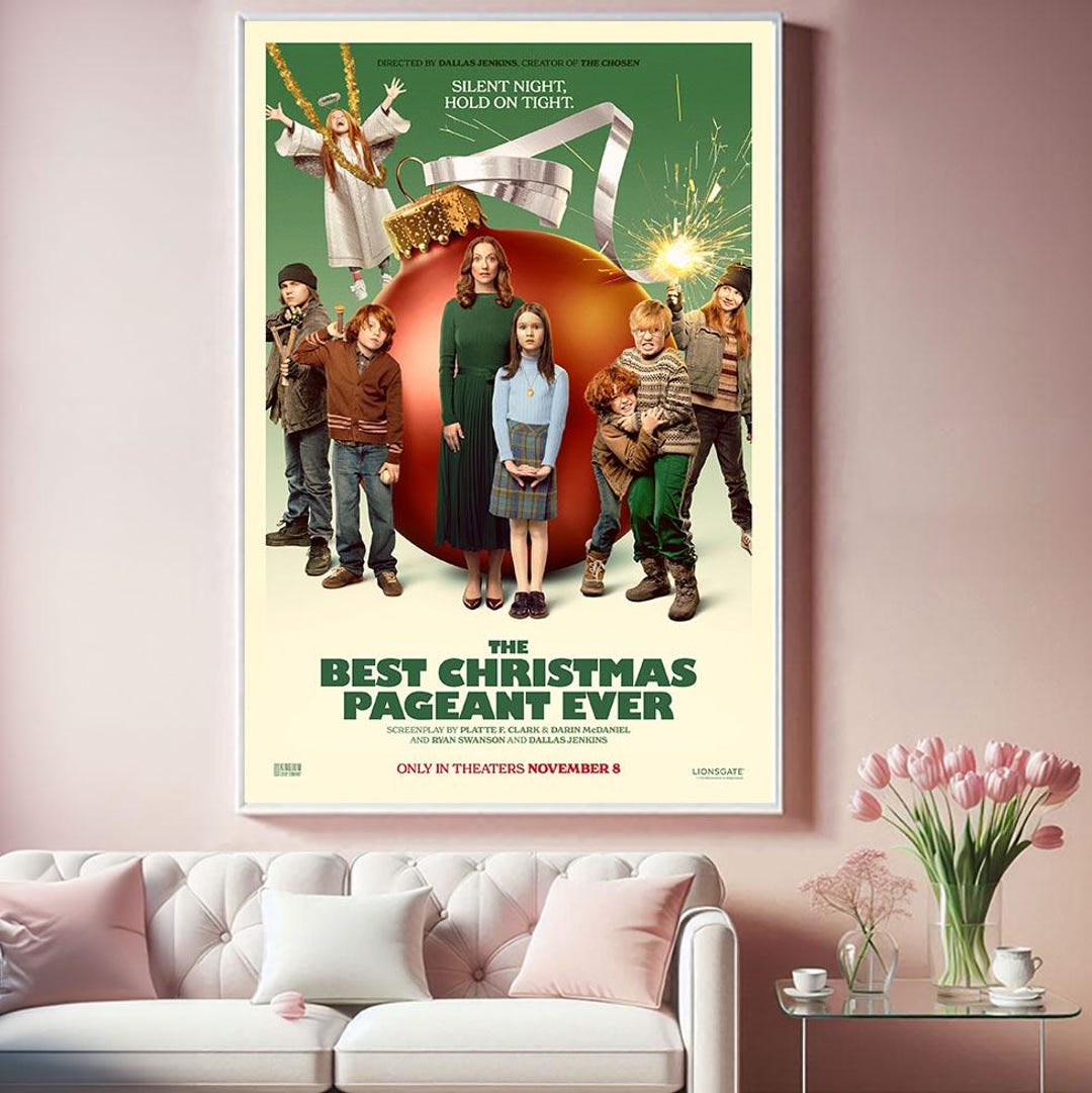 The Best Christmas Pageant Ever Movie Poster, Top Canvas Cloth Poster ...